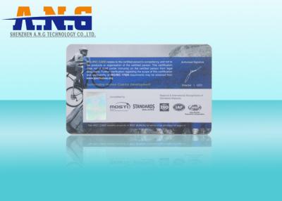 China Custom hologram Laminated PVC printed Smart Card for Goverment for sale