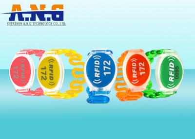China High Temperature Resisted Plastic RFID  SPA Wristband for Access Control for sale