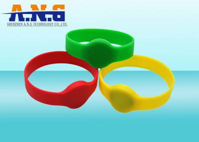 China ISO11784 / 5 LF 125Khz rfid wristbands for events , TK4100 chip for sale