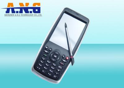 China Windows mobile 6.5 OS rugged barcode scanner 13.56MHz rfid reader handheld for sale