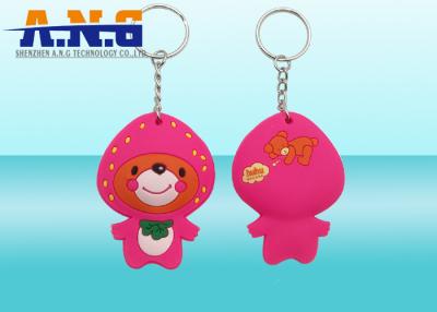 China Cartoon Proximity PVC RFID Chip waterproof key fob Keyrings Contactless for sale
