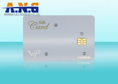 China ISO7816 CR80 Printing contact smart card , Smart IC Card with SLE4442 Chip for sale