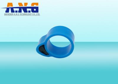 China Diameter 17.5mm Ring Band Passive Rfid Tags For Tracking Chicken Duck Goose for sale