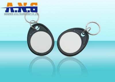 China IP 54 Drop it laser engraved EM4200 Rfid Key Fob for time recording , ECO abs for sale
