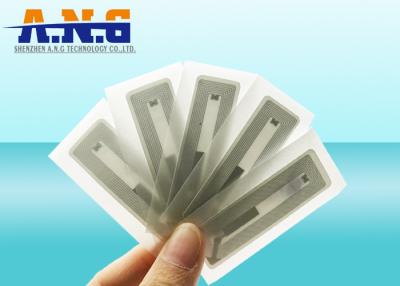 China Hf Rfid Tags ULTRALIGHT EV1 4K Adhesive Paper Label Rectangular 56*18mm for sale