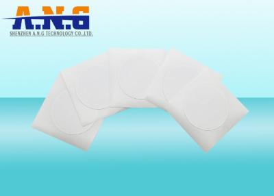 China 30mm 13.56MHZ Adhesive Paper HF NFC RFID Tags with incorporated S50 1k Chip for sale