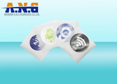 China Self - adhesive NTG213 NFC sticker rfid tags / Contactless smart label for sale