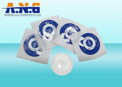 China Universal compatibility NFC Stickers 213 Round ø22mm HF RFID tags for sale