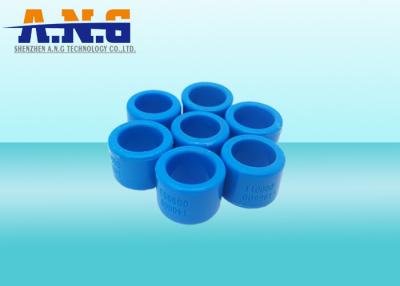 China Blue ABS Uhf Foot Ring Rfid Animal Tags For Poultry Tracking Management for sale