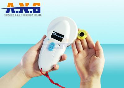 China 134.2khz ISO 11784/5 LF Handheld Reader for Animal Management FDX-B protocol for sale