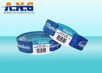 China Durable Waterproof NFC Bracelet Fabric Elastic RFID Wristband for Hotel Resorts Cruises for sale