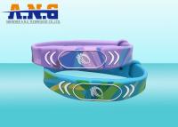 China Soft Skin-Friendly Silicone RFID Bracelet for SPA or Event Access Control for sale