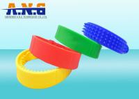 China Long Range up to 8 Meters Waterproof Soft RFID UHF Silicone Wristband for sale