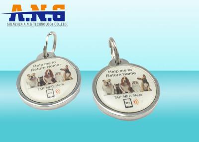 China Durable Epoxy NFC Tag For pet RFID Key Tag for sale
