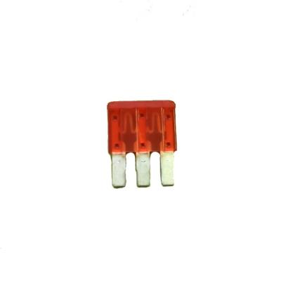 China 10A MICRO TRIPLE BLADE FUSE MICRO3 12V 24V for sale