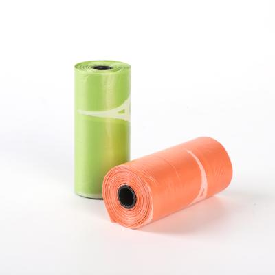 China Leakproof Dog Poop Bag with Built-in Handles and 0.8 Mil Thickness for Secure Waste Disposal for sale