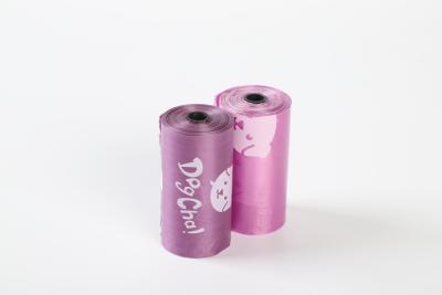 China Fully Biodegradable And Leak Proof Degradable Dog Waste Bags For Pet Cleanup for sale