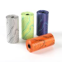 China Biodegradable Doggy Bags Eco Friendly Ink And High Tensile Strength For Pet Waste Cleanup for sale
