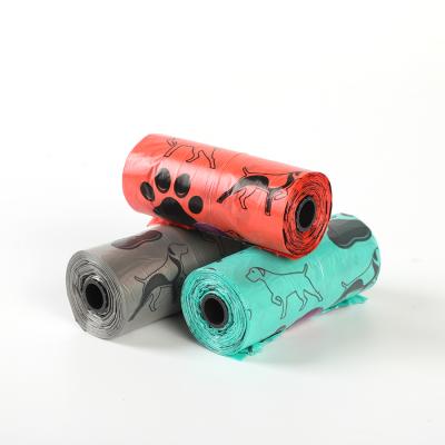 China 300 Bags Per Roll Biodegradable Plastic Leak Proof Dog Waste Bags for All Dog Sizes for sale