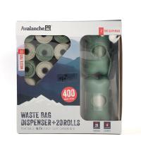 China Blue Biodegradable Dog Poop Bags Flat Pack Or In Roll 100% Leak Proof for sale
