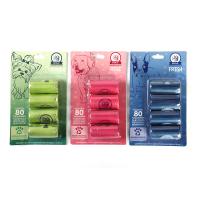 China Eco Friendly Leak Resistant Biodegradable Pet Waste Bags Compostable Dog Poop Bags for sale