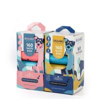 China Custom Printed Compostable Pet Waste Bags OEM ODM Dog Poop Bags for sale