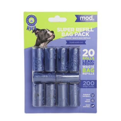 China Tear Resistant Eco Friendly Leak Proof Pet Waste Bag for Dogs - 80 Bags Pack for sale