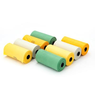 China Custom Printed Pet Trash Bags Leak Proof Biodegradable Cat Litter Bags for sale