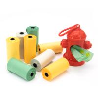 China Eco Friendly Biodegradable Pet Waste Bags Unscented Tear Resistant for sale