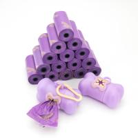 China Leak Proof Compostable Dog Poop Bags Bulk With Handles For Pet Business for sale