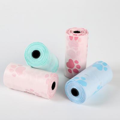 China Heavy Duty Custom Degradable Dog Poop Bags Thick Leak Proof Tear Resistant Pet Waste Bags for sale