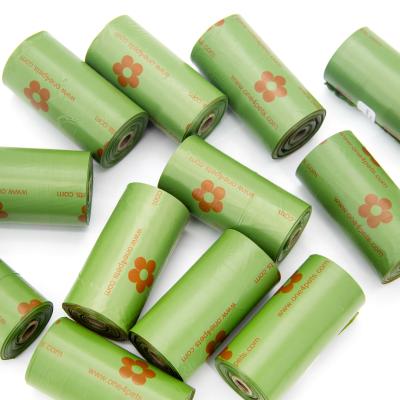 China Tearresistant Degradable Dog Poop Bags Scented Biodegradable Plastic and Eco Friendly Bags for Outdoor Pet Waste Cleanup for sale