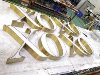 China Building Facade Front Lit Channel Letter Sign Waterproof 120V for sale