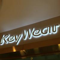 China Milk White Acrylic LED Edge Lit Signs 6mm 18mm Stainless Steel for sale