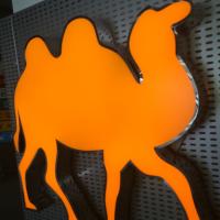 China Electroplated LED Light Boxes Suspended / Free Standing 3mm for sale