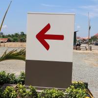 China ACM / Aluminum Freestanding Directional Signs 30mm for Building for sale