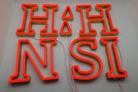 China Stainless steel Custom Faux Neon Sign 12mm with metal housing for sale