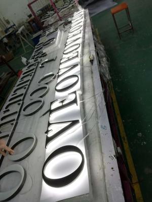 China 10000K Backlit Channel Letter Signs 25.4mm Depth For Business for sale