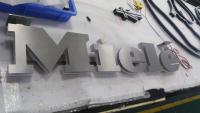 China Acrylic Backlit Channel Letter Signs 8000K 33mm For Construction for sale