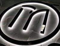 China 7000K Backlit Halo Lit Stainless Steel Channel Letter Signs Acrylic LED Electroplated Edge Lit for sale