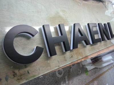 China 5500K Buildings Backlit LED Sign Letters , LED Halo Illuminated Letters for sale