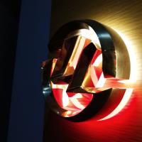 China Stainless Steel Backlit Channel Letter Signs 40mm Depth 4000K for sale