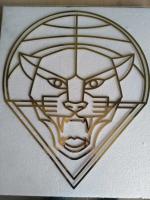 China Aurora Decorative Custom Brushed Metal Signs , 3mm Stainless Steel Metal Letters for sale
