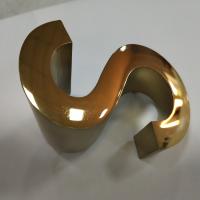 China Depth 42mm Decorative Metal Letters Mirror Polished 3D Lettering Signage IP67 for sale