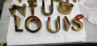 China Depth 42mm Decorative Metal Letters Mirror Polished 3D Lettering Signage IP67 for sale