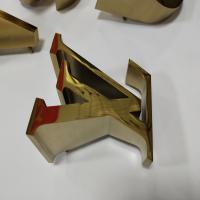 China Electroplated brass 3D Stainless Steel Letters 40mm for Hospitals / Mall for sale