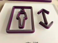 China Mall Wayfinding Signage , Acrylic / Stainless Steel Custom Directional Signs for sale