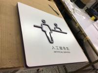 China Mall Wayfinding Signage , Acrylic / Stainless Steel Custom Directional Signs for sale