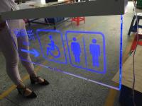 China Mall Wayfinding Signage , Acrylic / Stainless Steel Custom Directional Signs for sale
