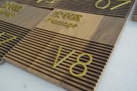 China Hotel / Hospital Directional Signage 250*250mm Hanging / Wall Mounted for sale